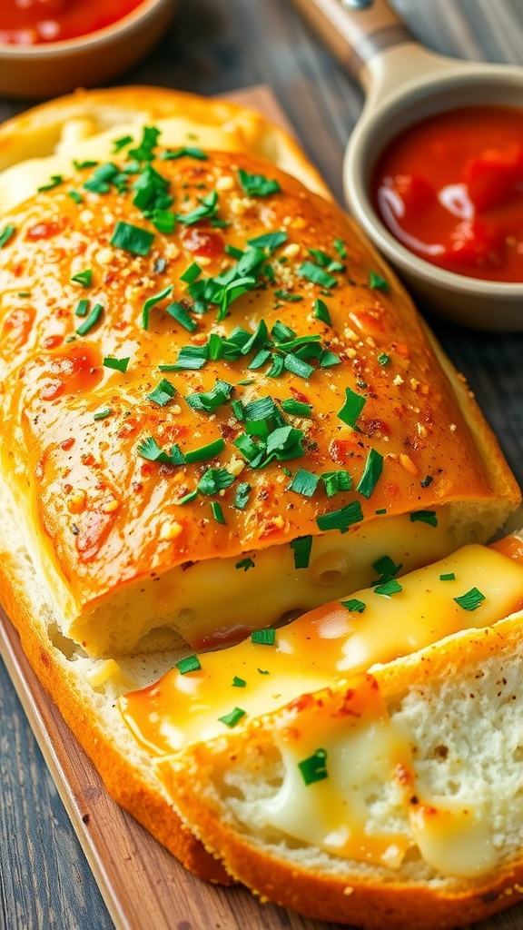 Cheesy Garlic Bread Recipe