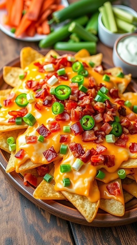 Cheesy Baked Potato Nachos Recipe