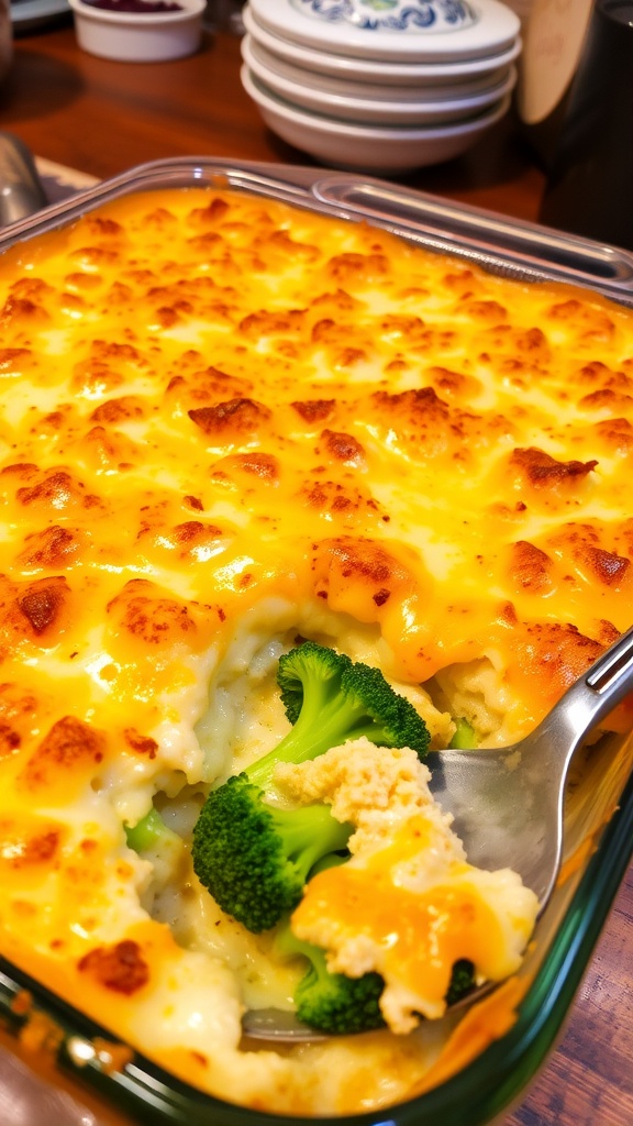 Cheesy Chicken Divan Casserole Recipe