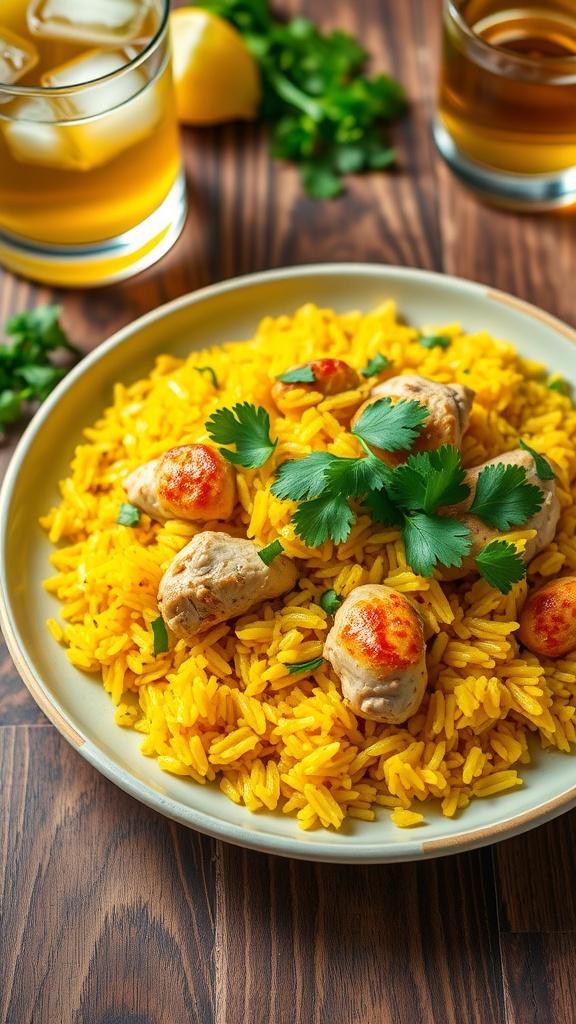 Savory Chicken Yellow Rice Recipe