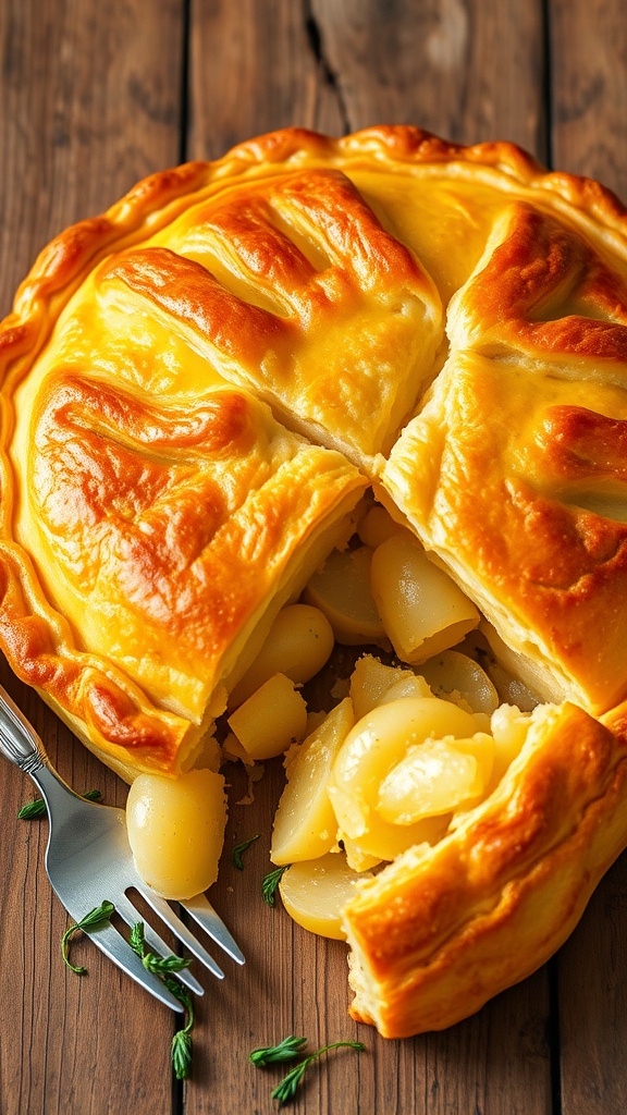Savory Potato and Cheese Pie Recipe