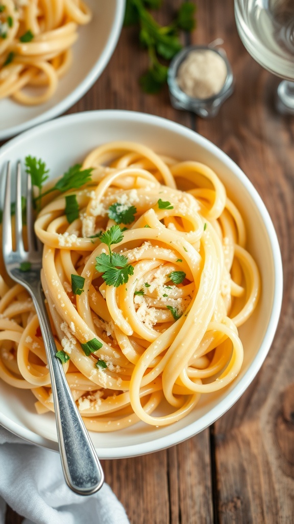 Creamy Garlic Parmesan Pasta