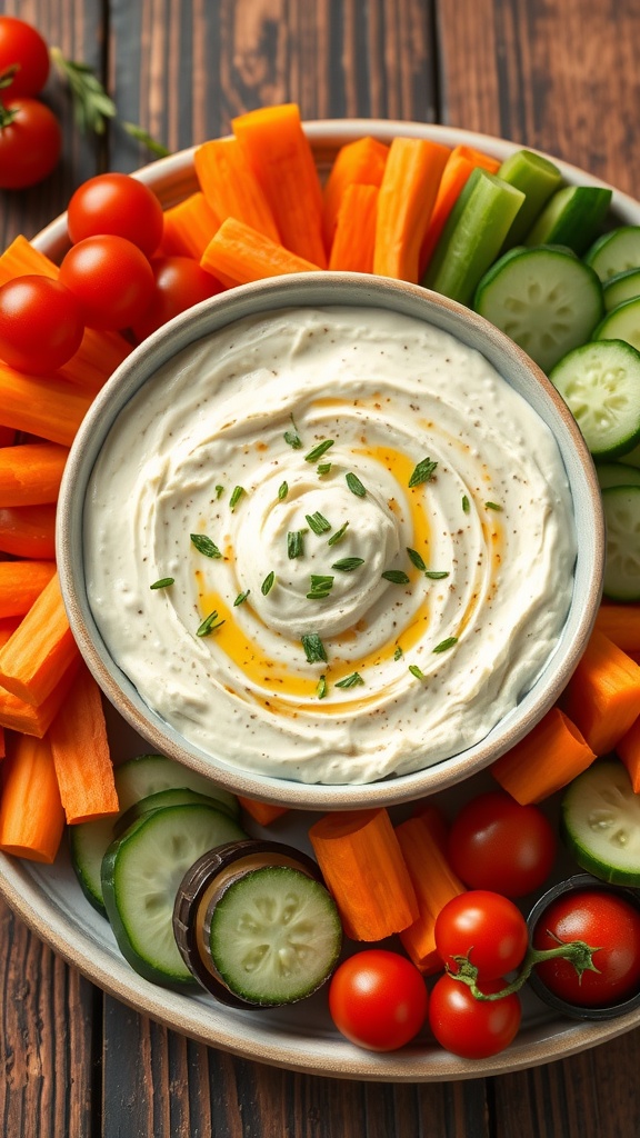 Creamy Garlic Dip Recipe