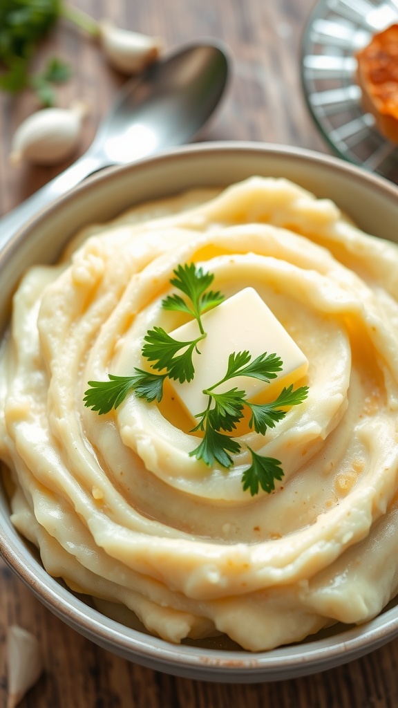 Creamy Garlic Mashed Potatoes Recipe