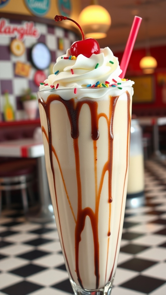 Classic Milkshake Recipe from a 21 Diner