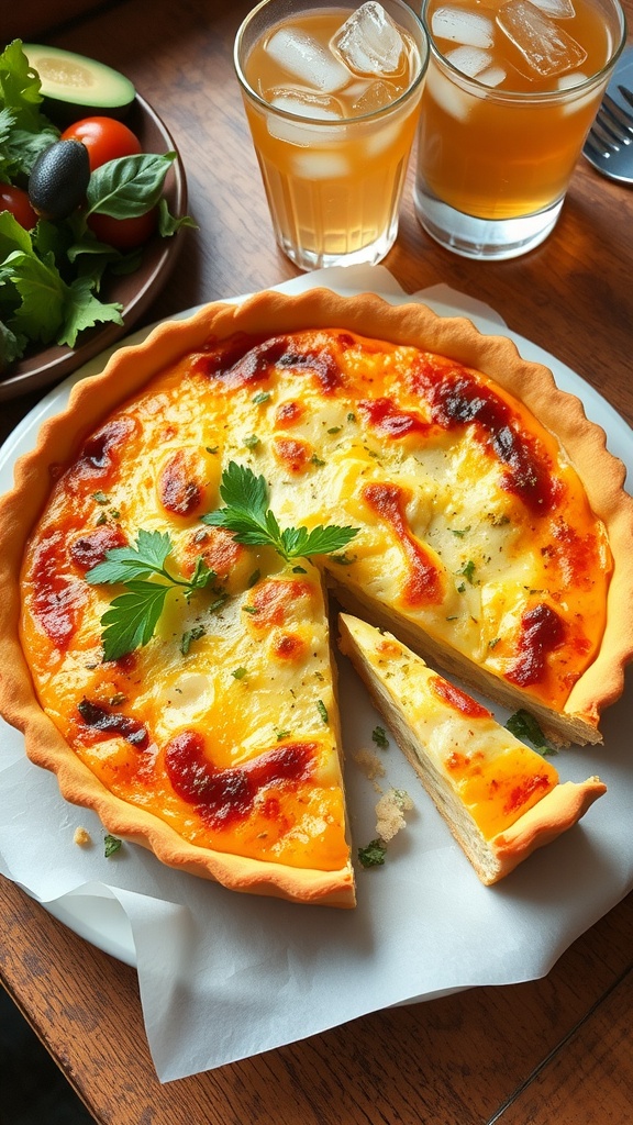 Easy and Delicious Cheese Quiche Recipe