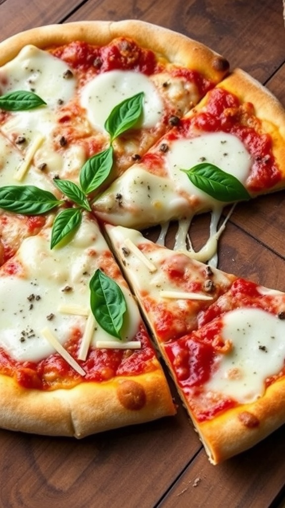 Decadent Five Cheese Pizza