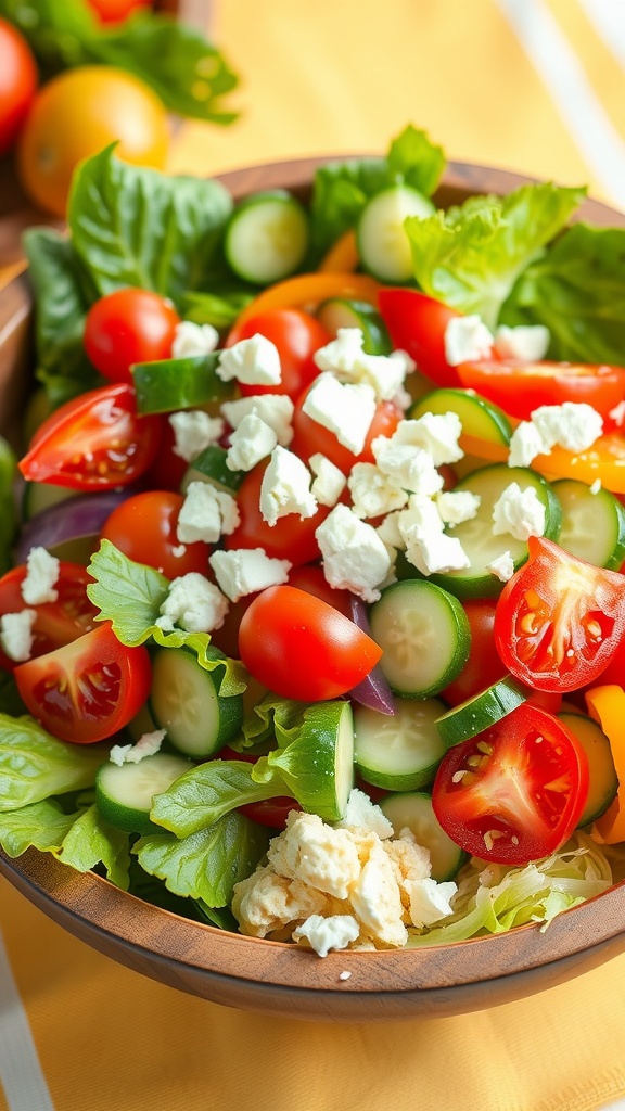 Crispy and Fresh Five-Star Garden Salad