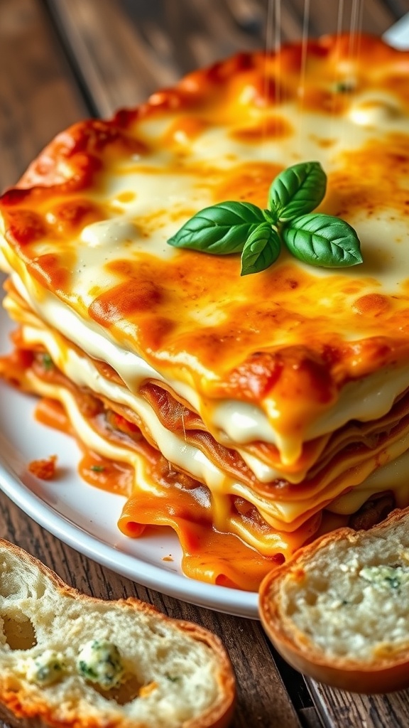 Four Cheese Lasagna Recipe