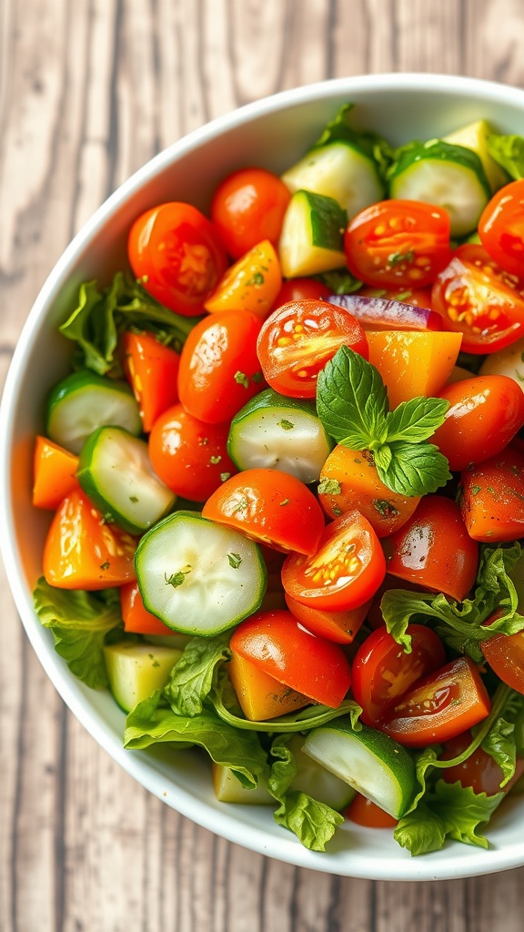 Fresh and Crunchy Vegetable Salad Recipe