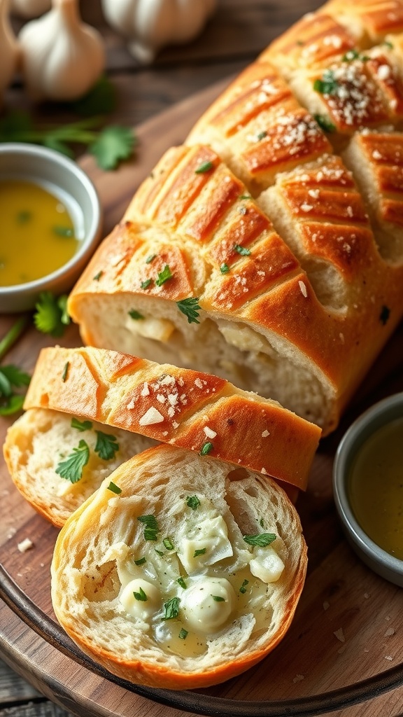 Savory 50 Clove Garlic Bread Recipe