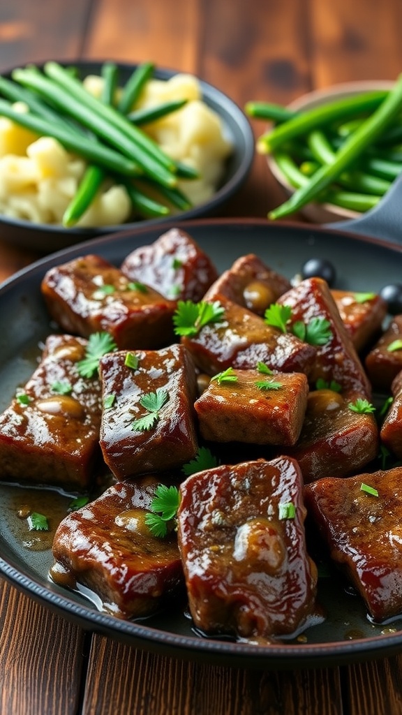 Savory Garlic Butter Steak Tips Recipe