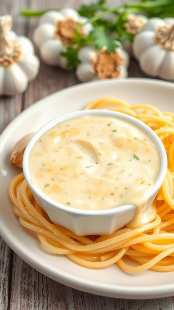 Rich and Creamy Garlic Sauce Recipe