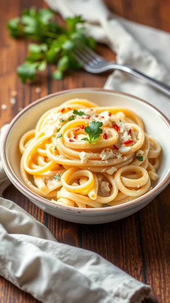 Creamy Garlic Herb Pasta Recipe
