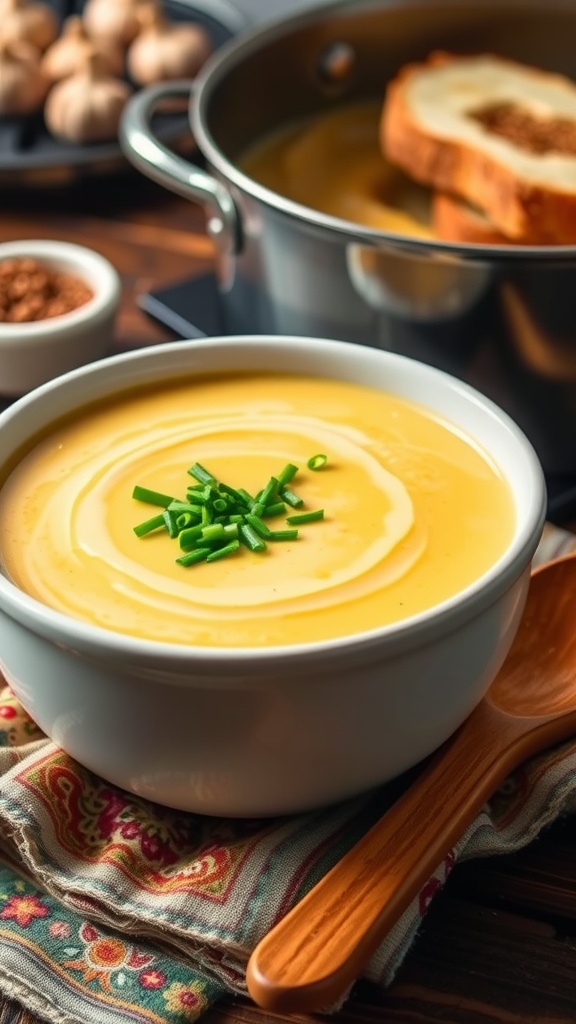 Creamy 61 Clove Garlic Soup Recipe