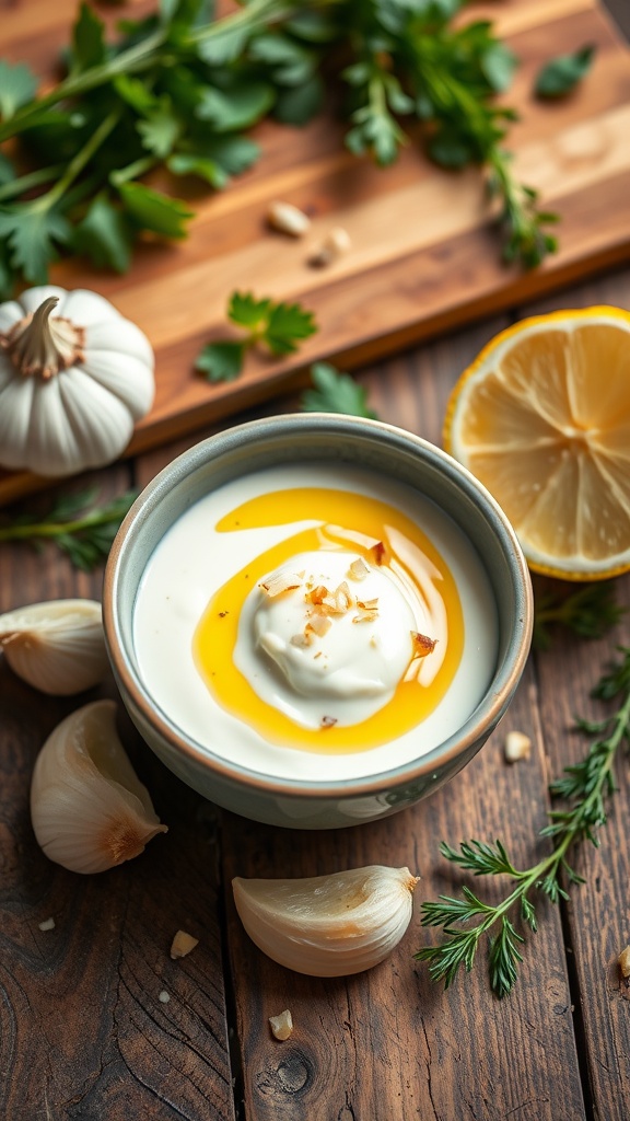 Creamy Garlic Mayonnaise Recipe