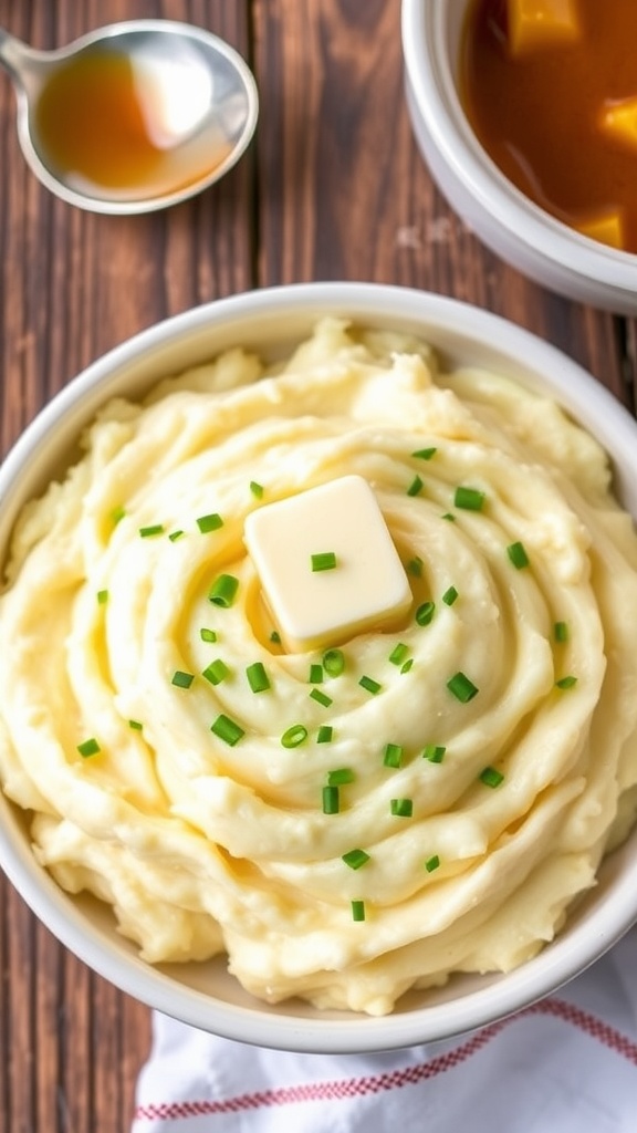 Creamy Garlic Whipped Mashed Potatoes Recipe