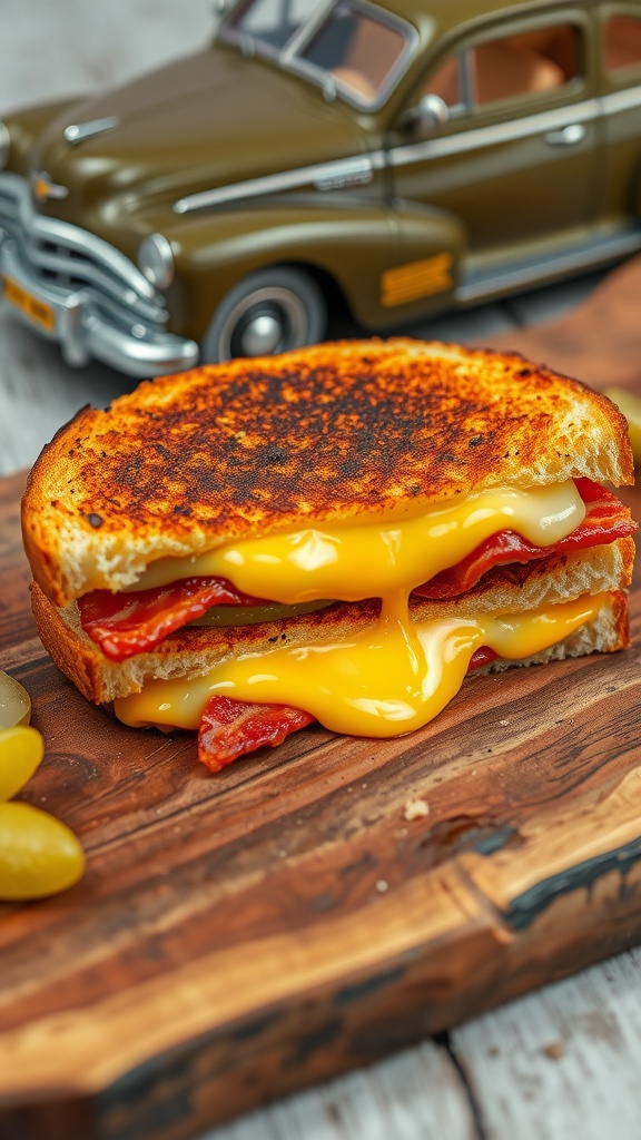 Classic 1965 Mustang Grilled Cheese Sandwich
