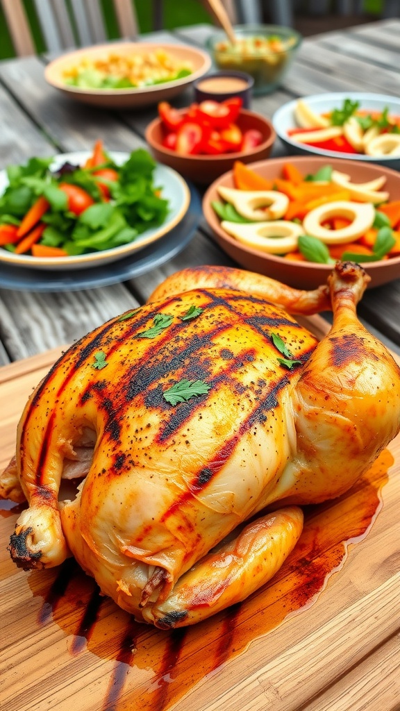 Juicy Grilled Half Chicken Recipe