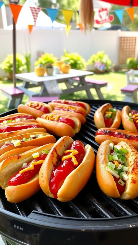 Perfectly Grilled Hot Dogs Recipe