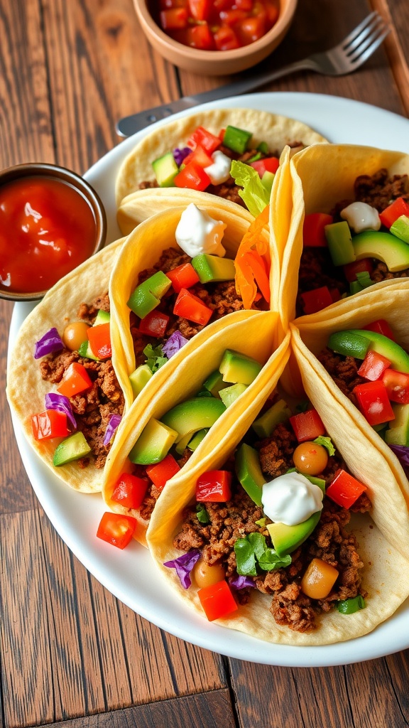 Savory Ground Beef Tacos Recipe