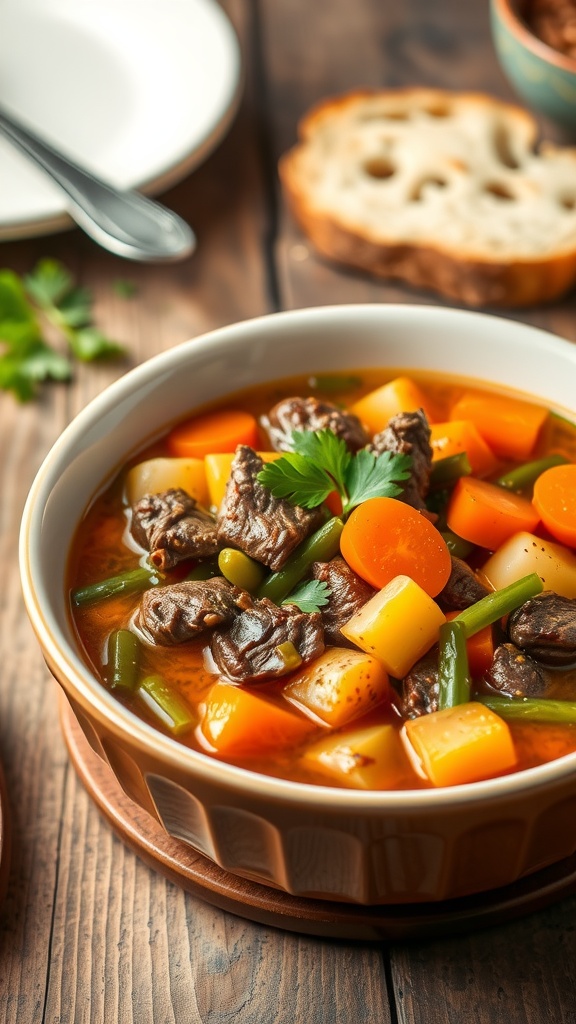 Hearty Beef Vegetable Soup Recipe