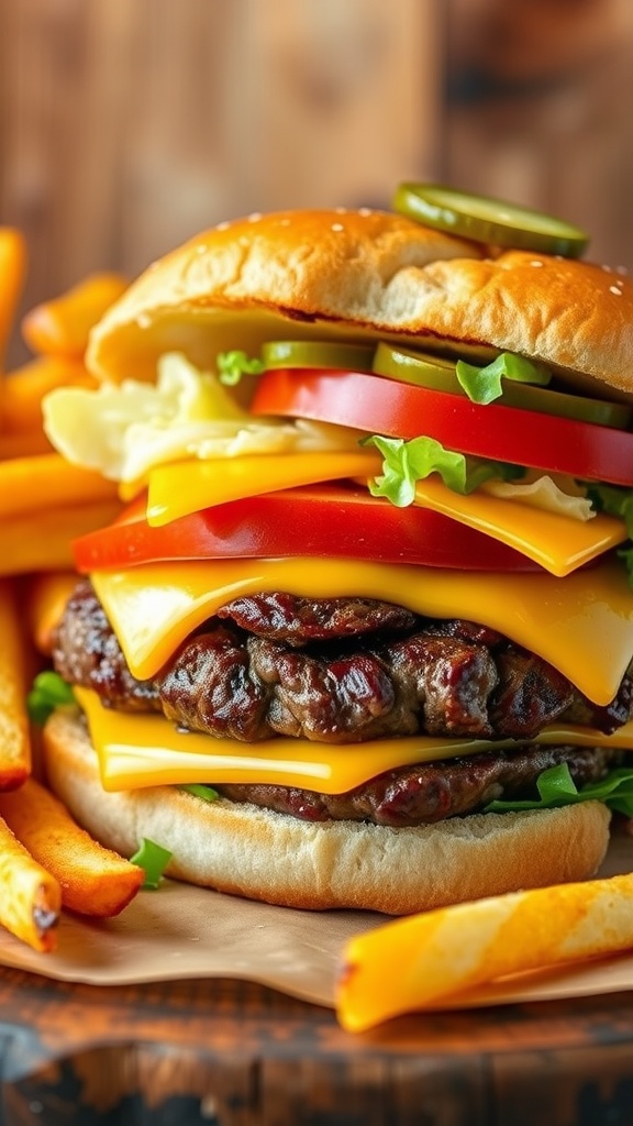 Homemade Burger King Style Cheeseburger Recipe