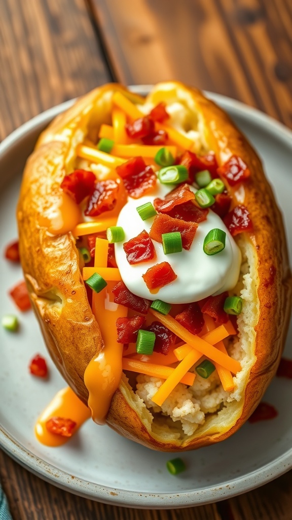 Loaded Potato Jackets Recipe