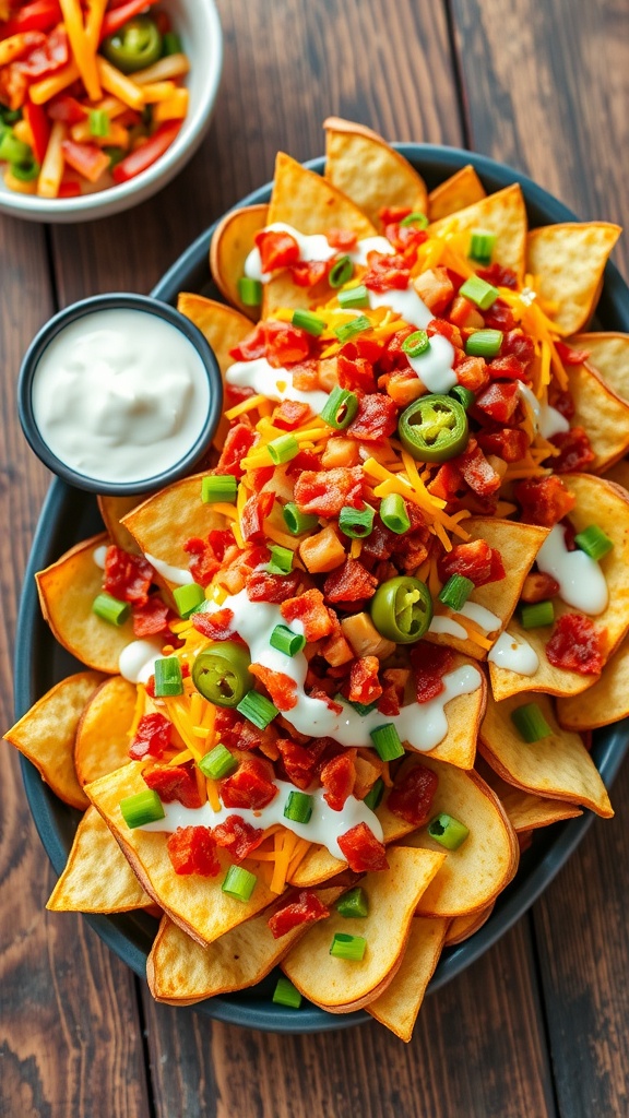 Loaded Potato Nachos Recipe
