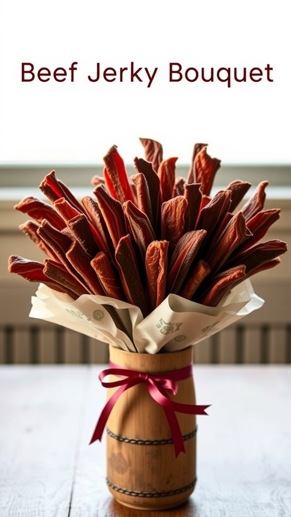 Savory Beef Jerky Bouquet Recipe