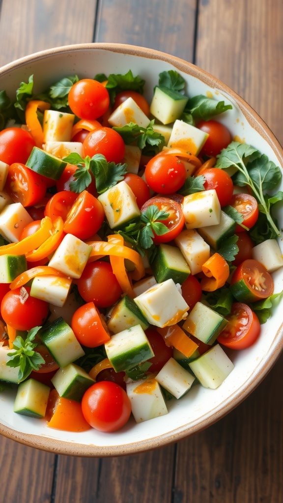 Refreshing Mixed Vegetable Salad Recipe