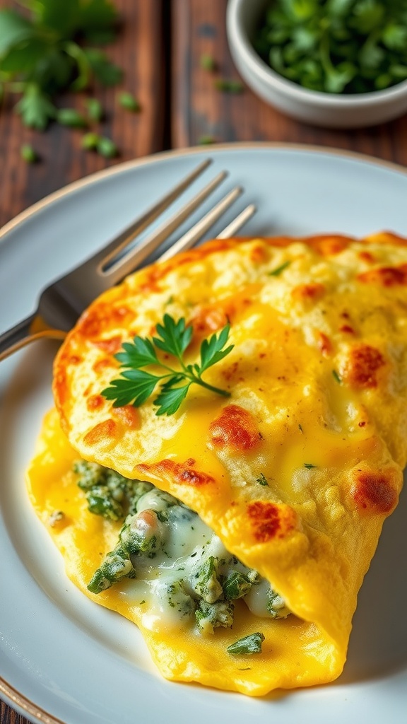 Savory Herb and Cheese Omelette Recipe