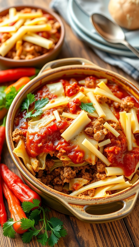 Hearty One-Pot Cabbage Casserole Recipe