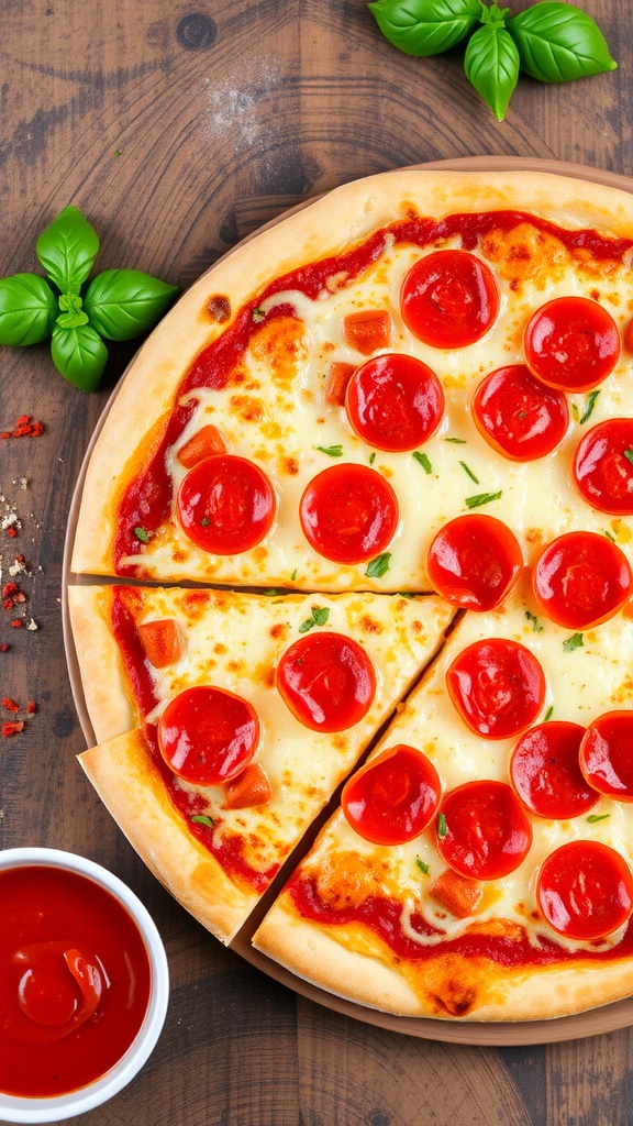 Homemade Pepperoni Pizza Recipe