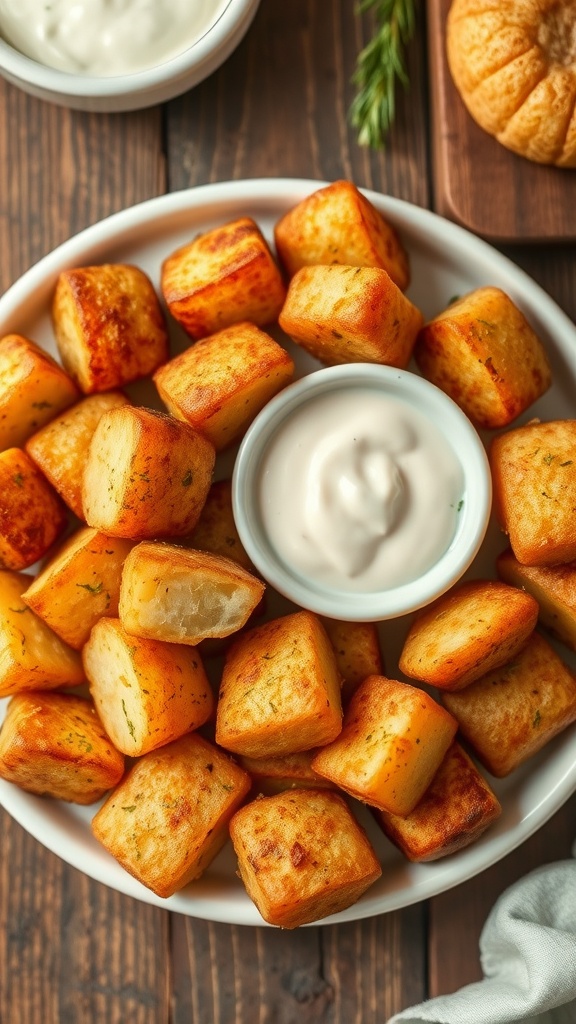 Crispy Cheesy Potato Bites Recipe