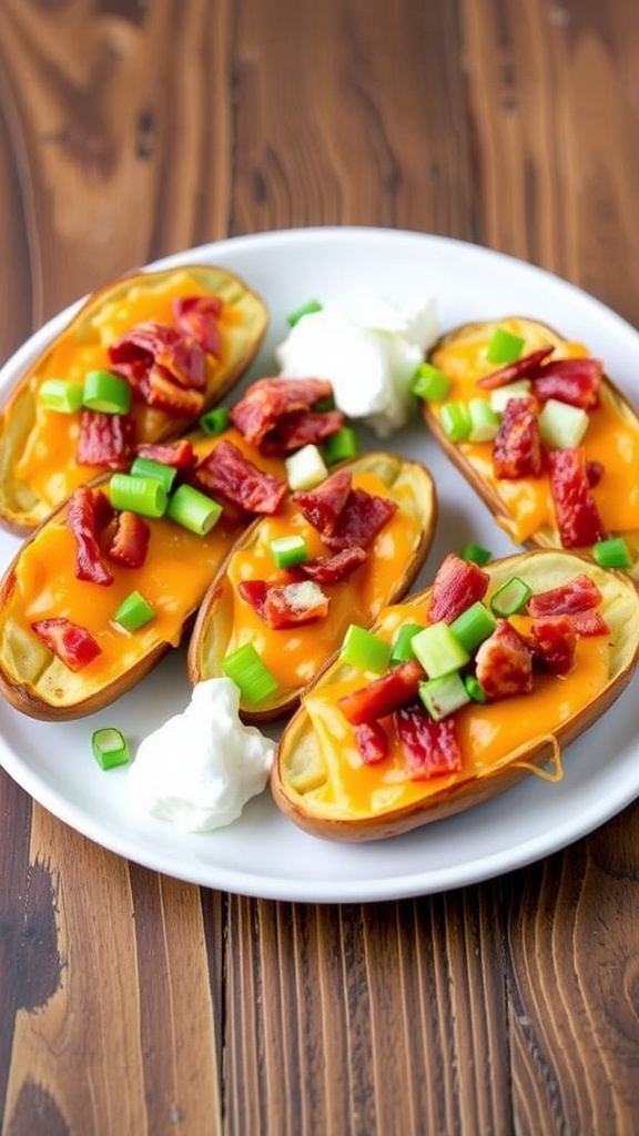 Crispy Loaded Potato Skins Recipe