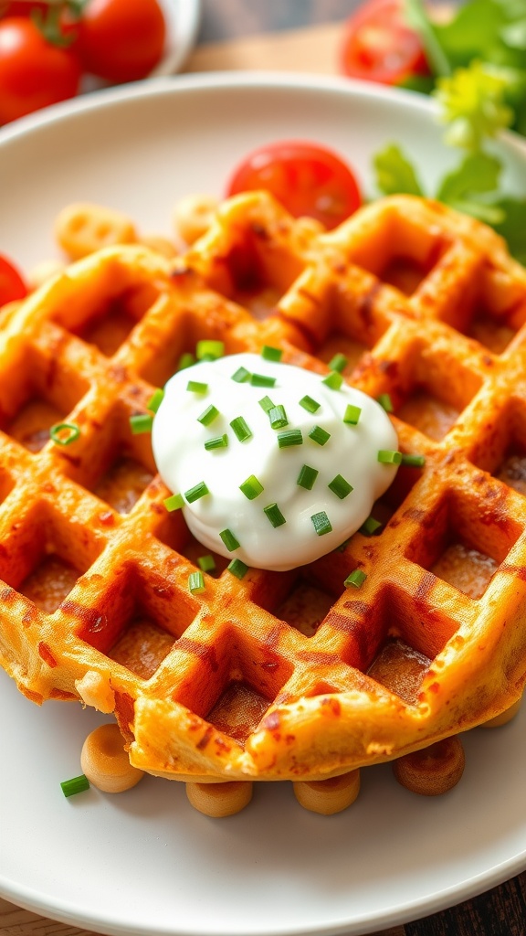 Crispy and Savory Potato Waffles Recipe