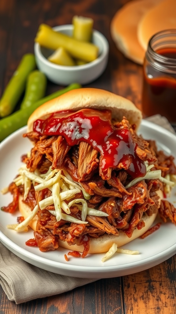Slow Cooker BBQ Pulled Pork Recipe