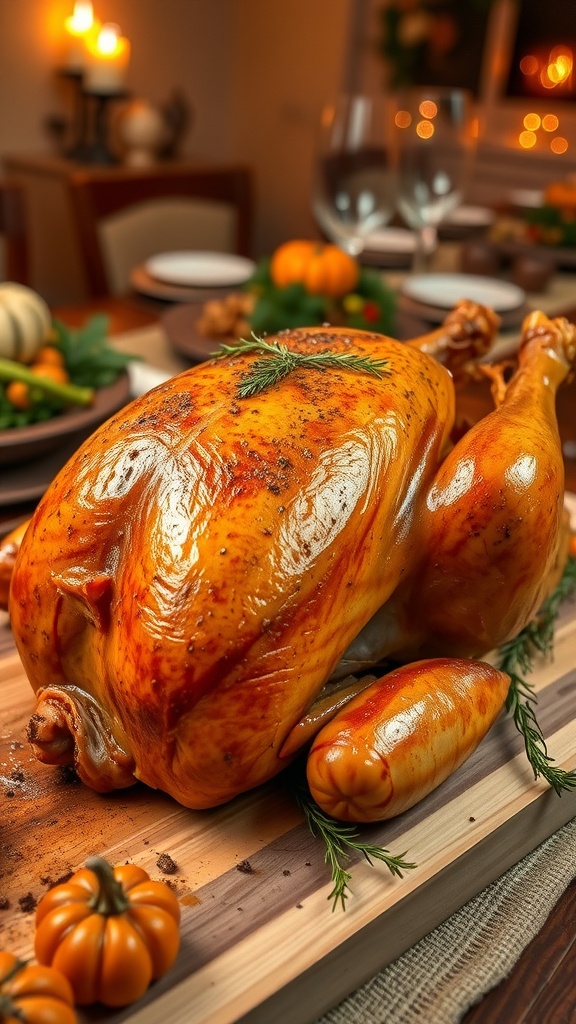 Juicy Herb-Roasted Turkey Recipe for 15 lbs