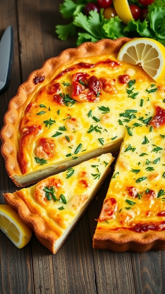 Savory Salmon Quiche Recipe