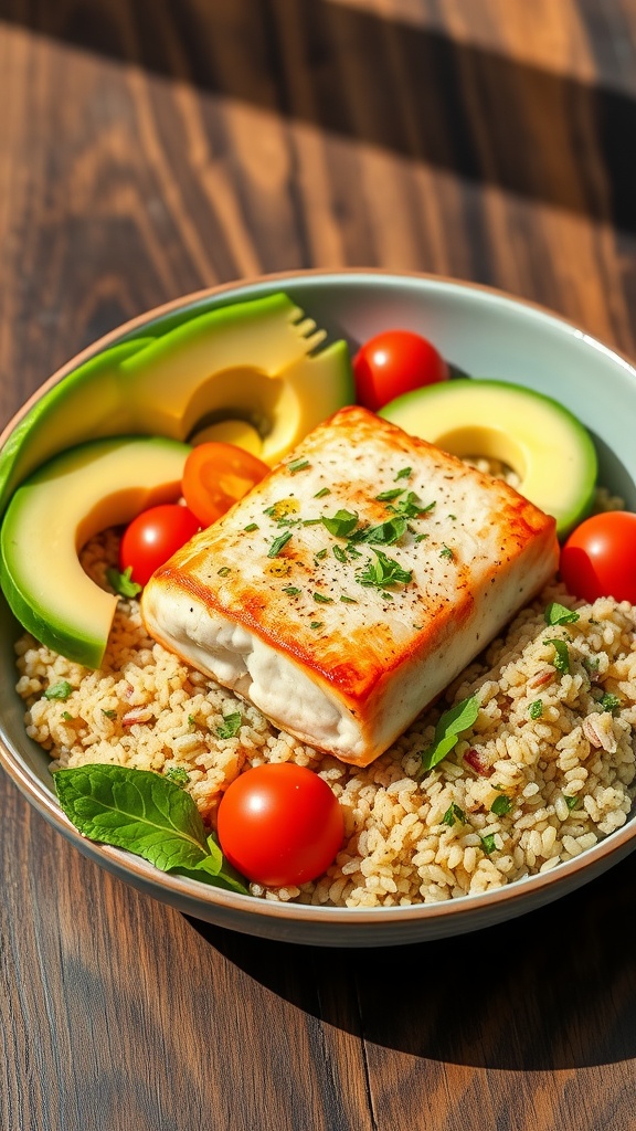 Nutritious Salmon Quinoa Bowl Recipe