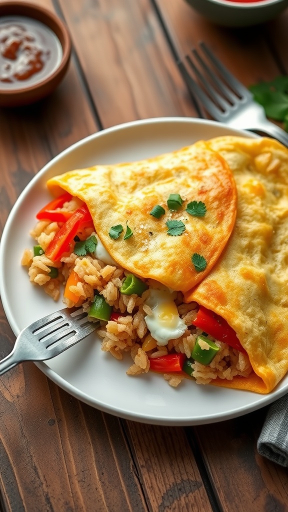 Savory Rice Omelette Recipe