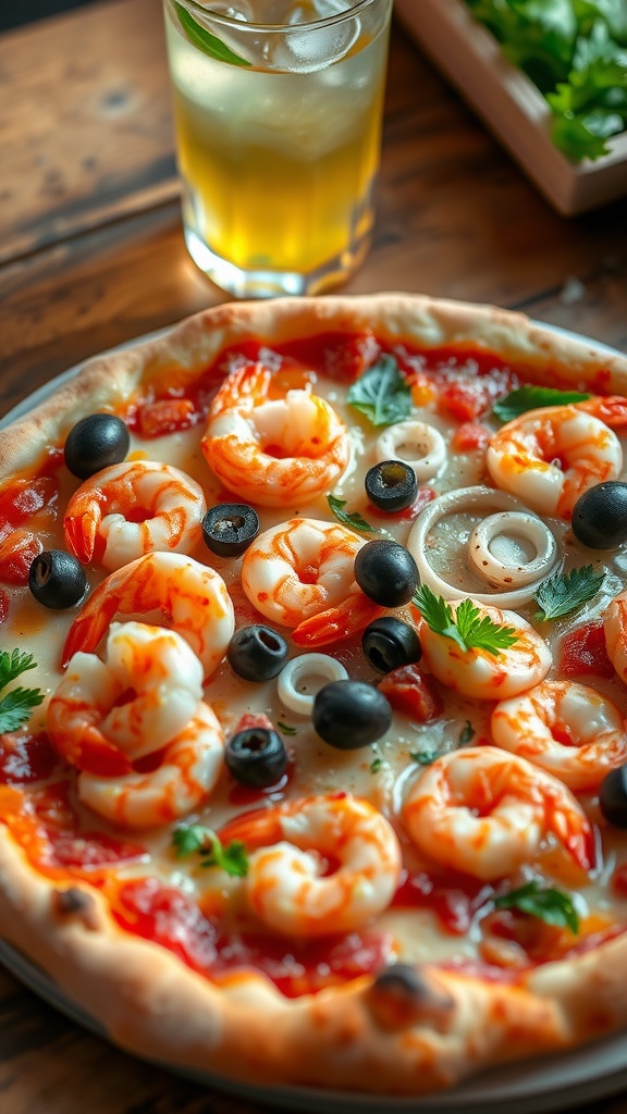 Delicious Seafood Pizza Recipe