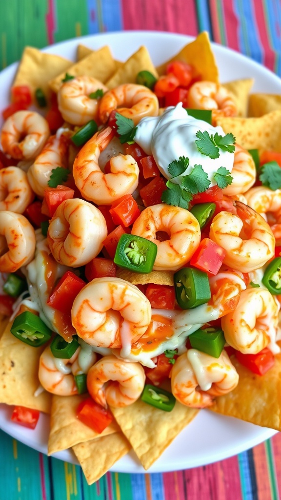 Zesty Shrimp Nachos Recipe
