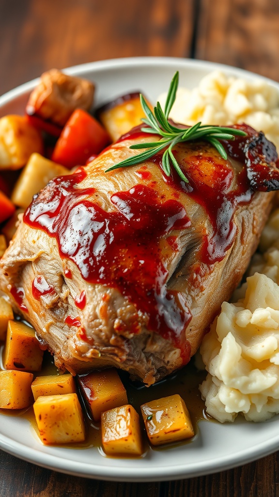 Slow-Cooked Savory Pork Shoulder Roast Recipe