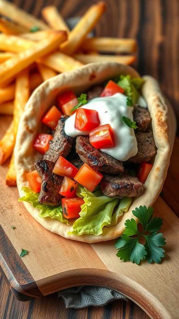 Savory Steak Gyro Recipe