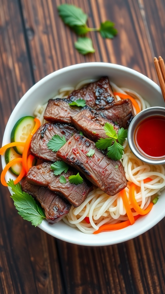 Savory Steak Vermicelli Bowl Recipe