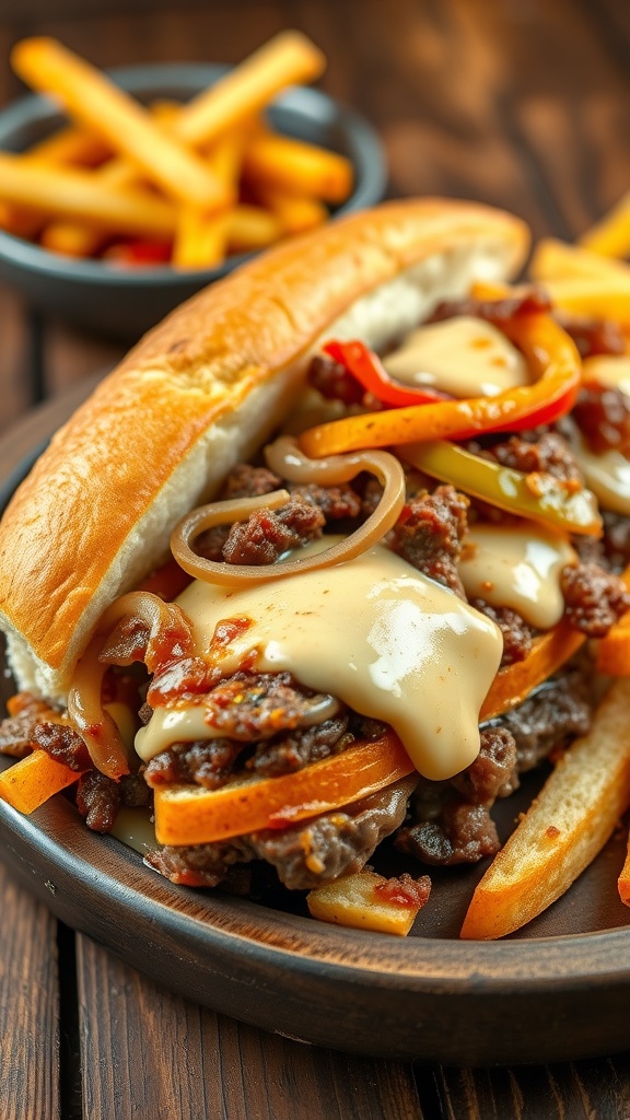 Delicious Cheesy Steak-Um Cheesesteak Recipe
