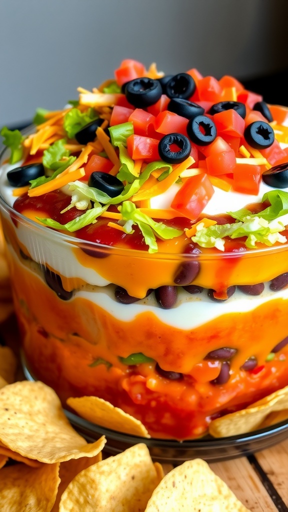 Layered Taco Dip Delight