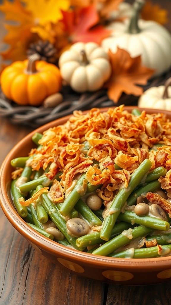 Savory Green Bean Casserole for Thanksgiving